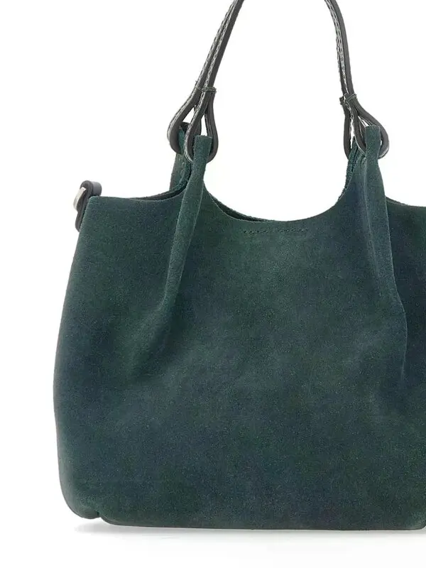 GIANNI CHIARINI Suede Tote Bag - Green