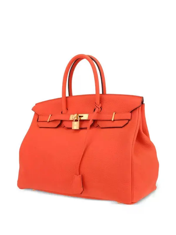 Hermès Birkin 35 Handbag - Orange