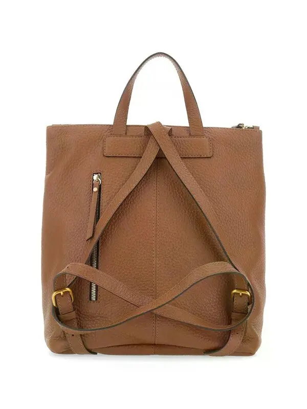 GIANNI CHIARINI Sandra Maxi-grain Leather Backpack