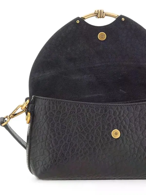 GIANNI CHIARINI Bea Grain-leather Shoulder Bag - Black