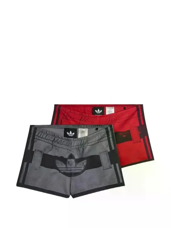 AVAVAV Logo Print Shorts - Grey