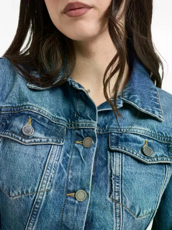 Liu Jo Lace-up Denim Jacket