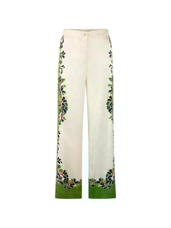 MARCCAIN Palazzo Pants With Floral Print
