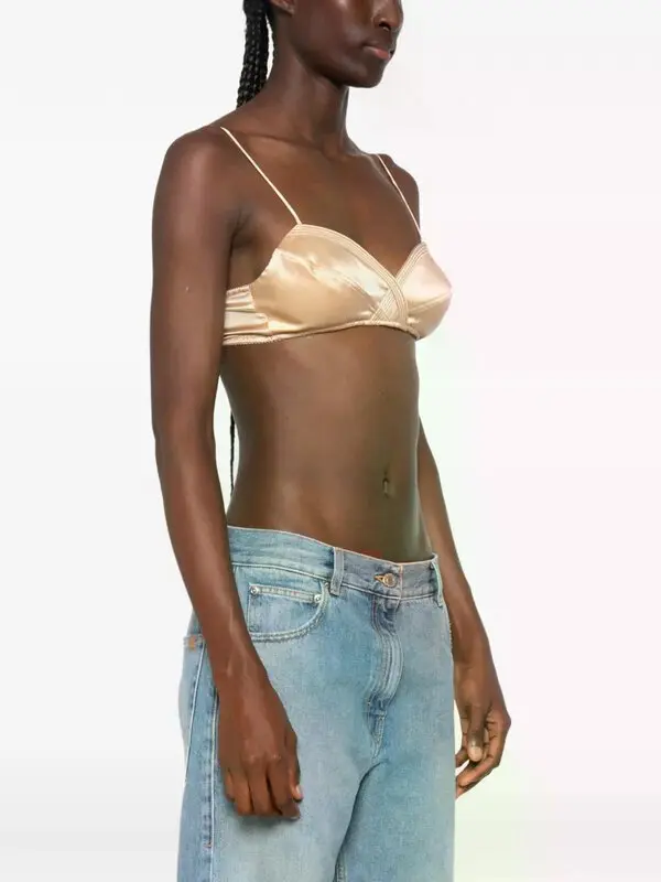 Ermanno Scervino Satin Crossover Front Top