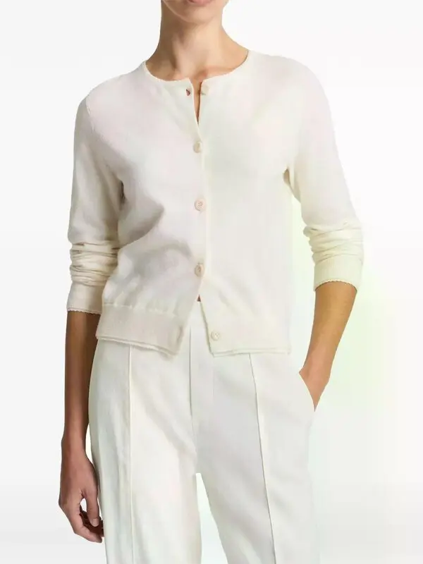 Vince Scallop-trim Cardigan