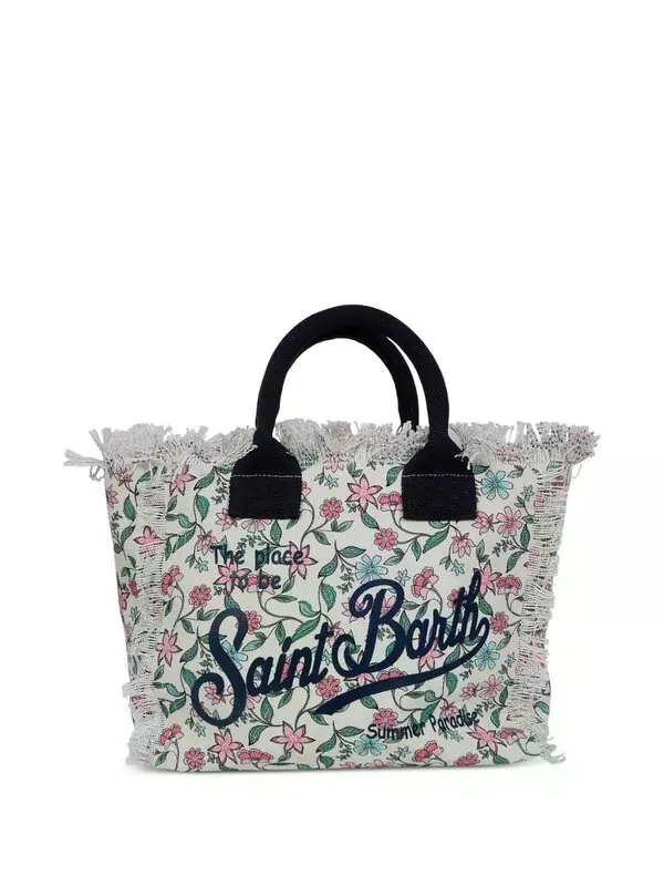 MC2 SAINT BARTH Floral Print Tote Bag