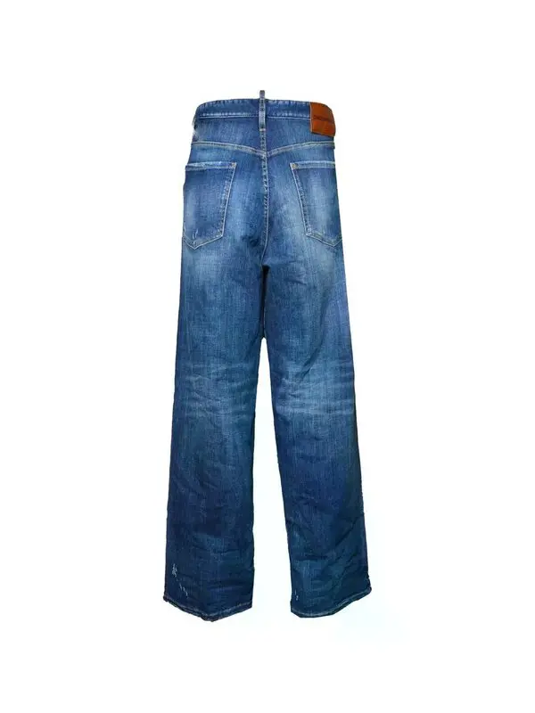Dsquared2 Distressed Whiskered Jeans