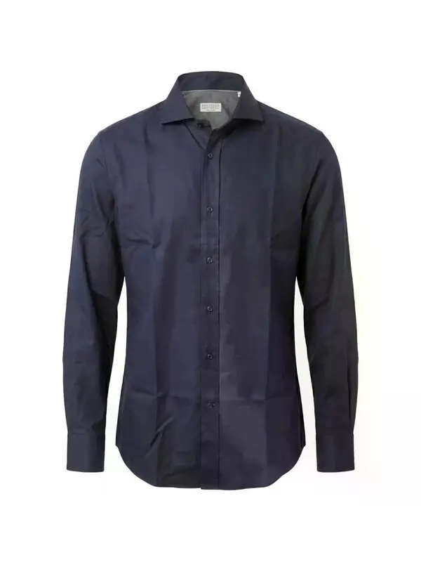 Brunello Cucinelli Button-fastening Shirt - Blue