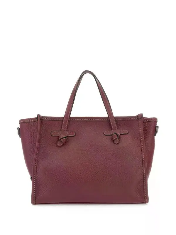 MARCELLA CLUB Medium Miss Marcella 32 Grain Leather Tote Bag - Red