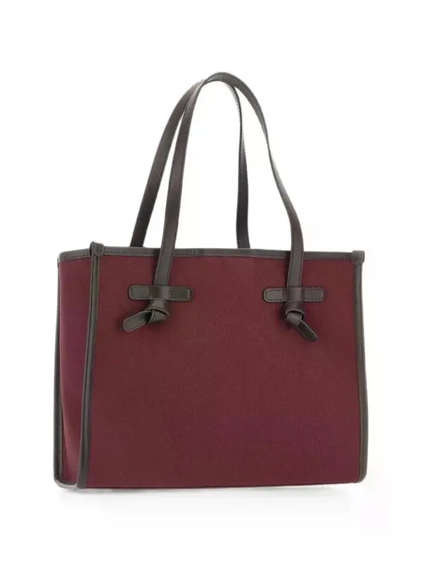 MARCELLA CLUB Canvas Tote Bag - Red