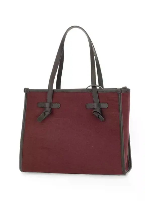 MARCELLA CLUB Canvas Tote Bag - Red