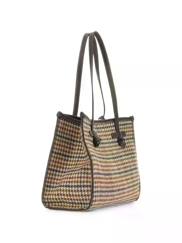MARCELLA CLUB Houndstooth Tote Bag