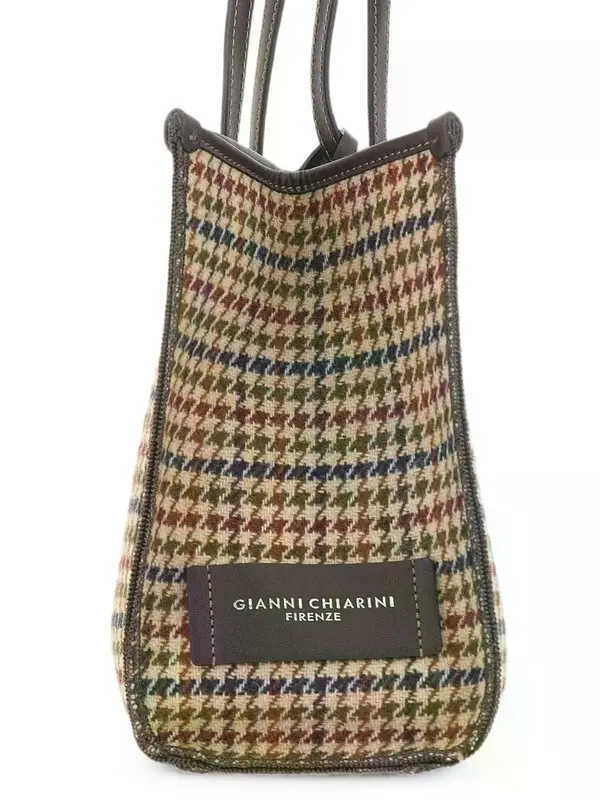 MARCELLA CLUB Houndstooth Tote Bag