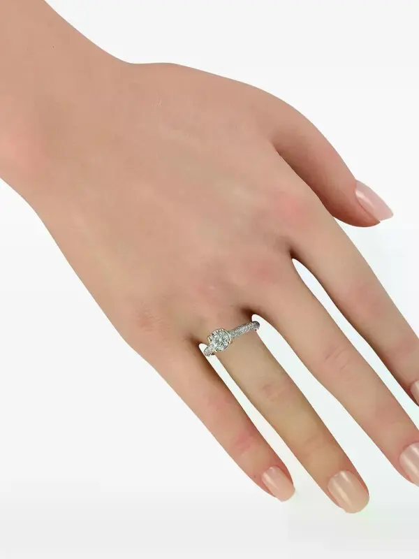 LB EXCLUSIVE 18k White Gold Diamond Ring