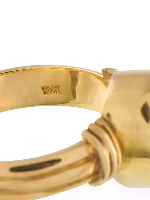 LB EXCLUSIVE 18k Yellow Emerald Ring