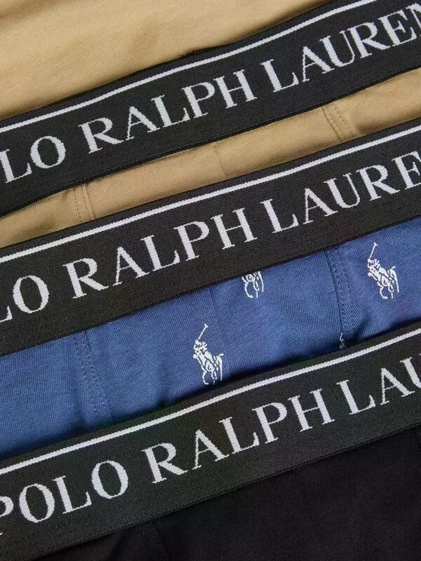 Polo Ralph Lauren Logo-waistband Three-pack Boxer Briefs
