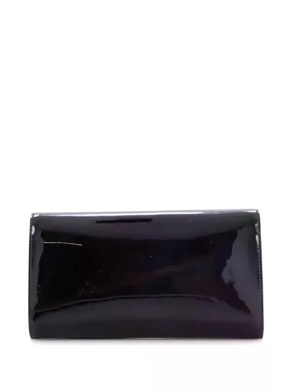 LOUIS VUITTON Patent Leather Clutch - Black