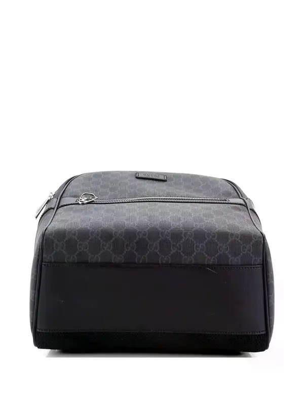 Gucci Gg Coated Canvas Medium Backpack