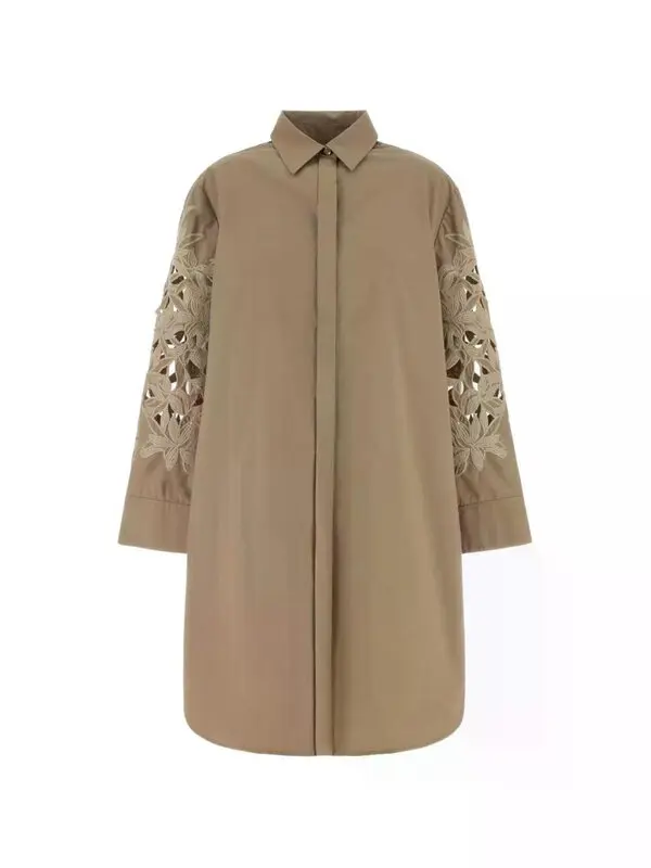 Agnona Poplin Floral Dress