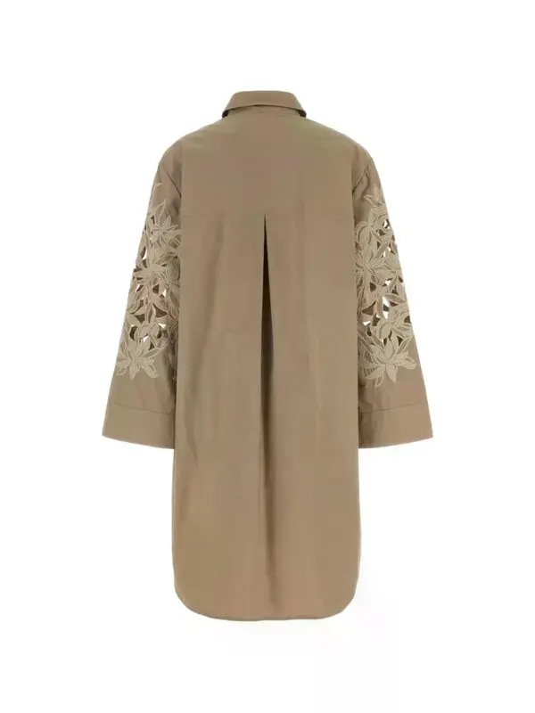 Agnona Poplin Floral Dress