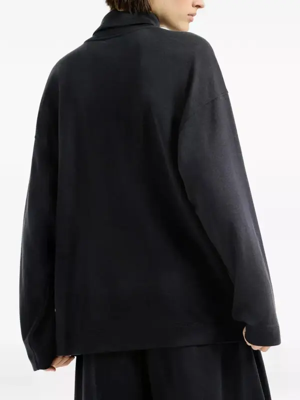 Brunello Cucinelli Cotton And Silk Interlock Turtleneck Sweater