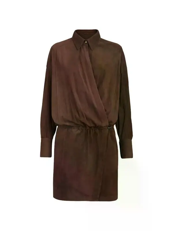 Brunello Cucinelli Suede Shirt Dress