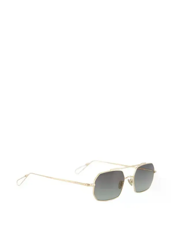 AHLEM Clovis Geometric-frame Sunglasses - Gold