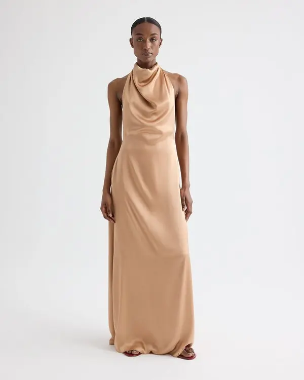 TWP Lola Gown In Silk Charmeuse