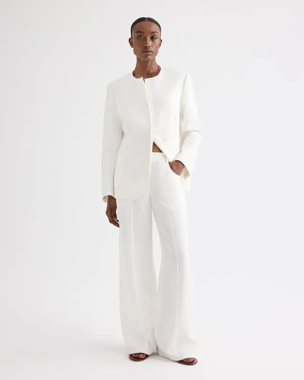TWP Slim Demie Pant In Washed Linen