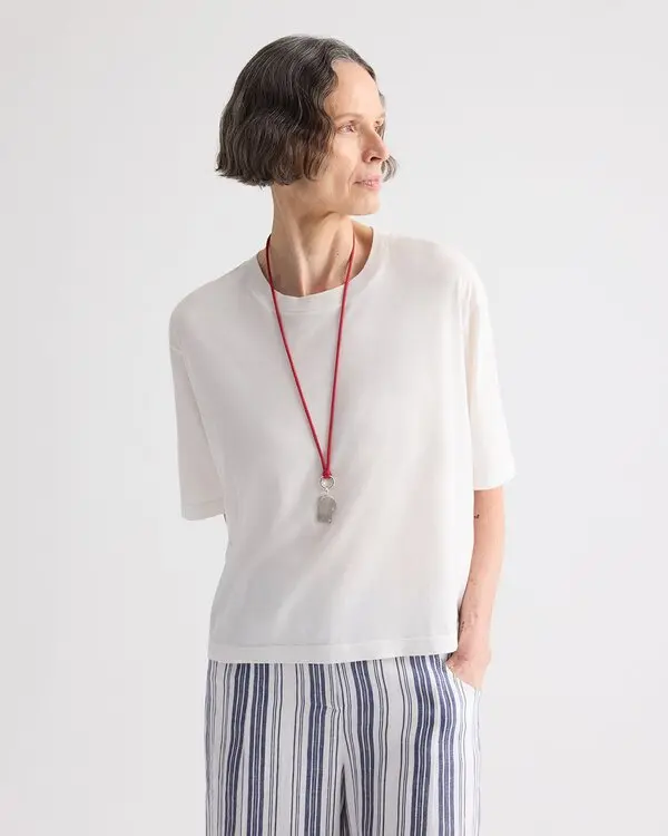 TWP Jt Shirt In Jersey - White