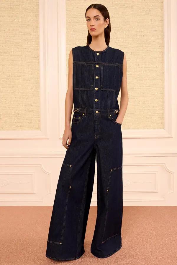 Ulla Johnson Esme Denim Jumpsuit - Tigris