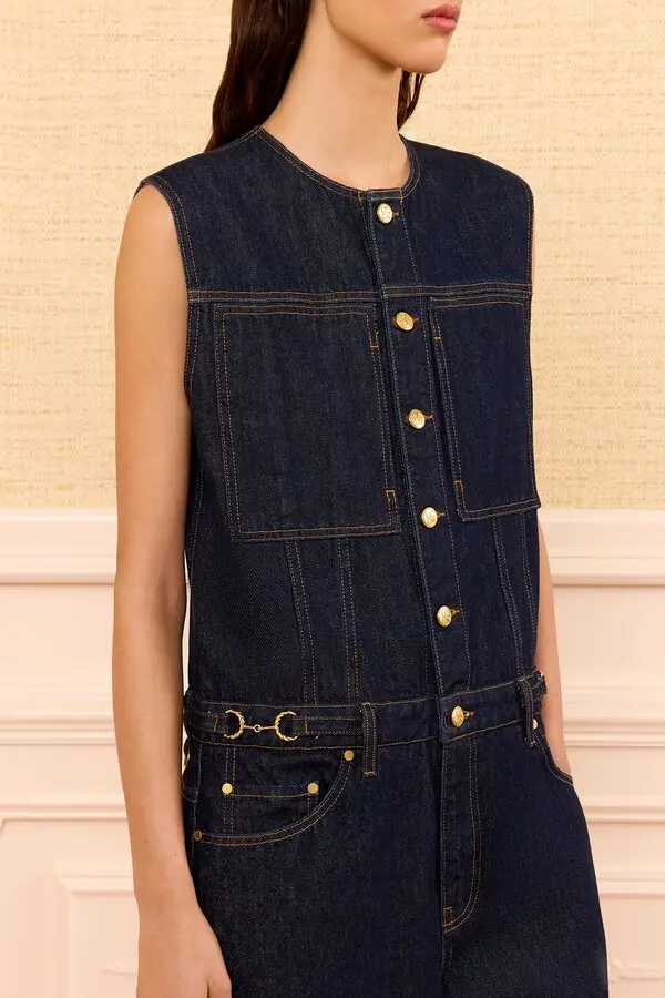 Ulla Johnson Esme Denim Jumpsuit - Tigris