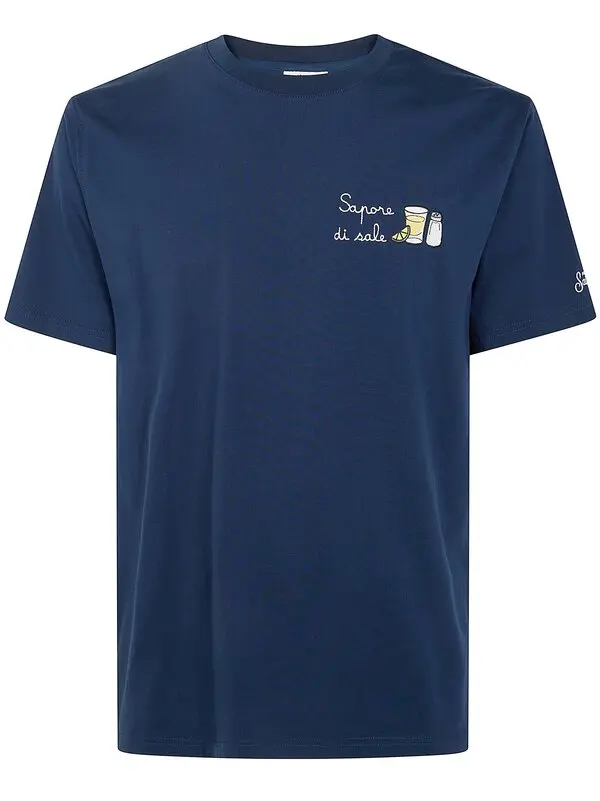 MC2 SAINT BARTH T-shirt Embroidered "portofino Sale Tequila