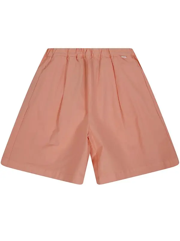 IL GUFO Embroidered Logo Cotton Shorts