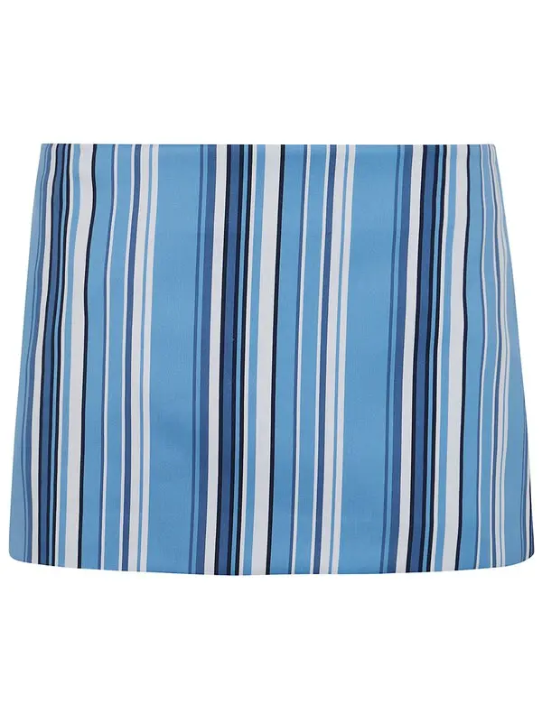 THE FRANKIE SHOP Gonna Mini Skirt In Stripes