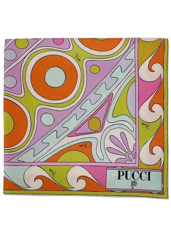 Emilio Pucci Foulard 90x90 Silk Twill - Multi