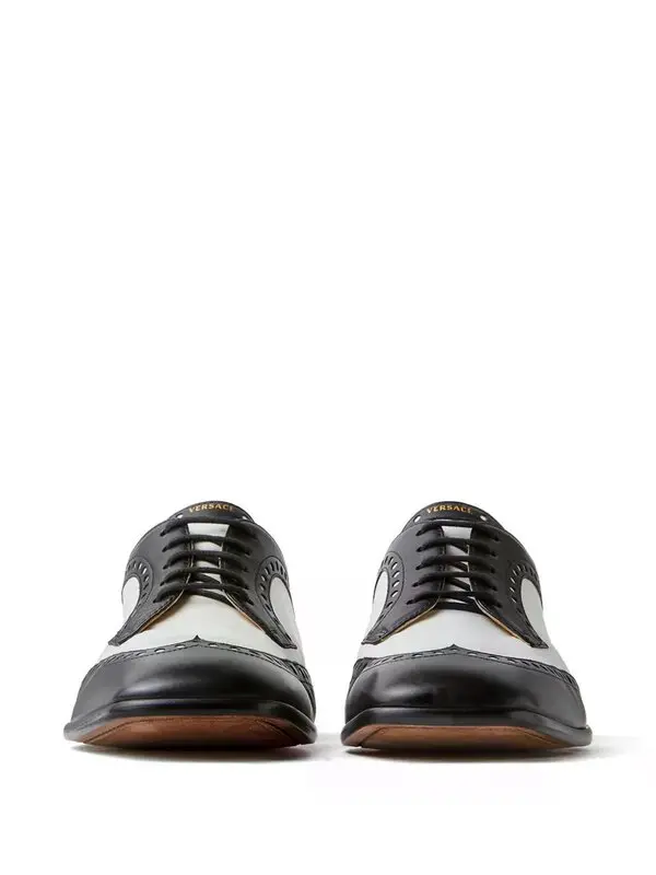 Versace Mick Leather Derby Shoes