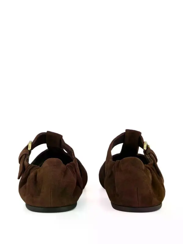 Miu Miu Fisherman Suede Flat Sandals