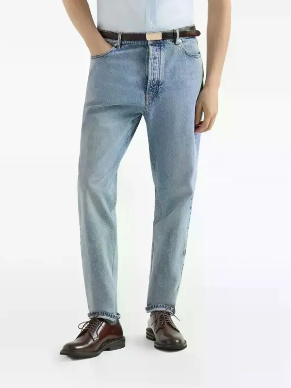 Brunello Cucinelli Iconic-fit Five-pocket Denim Trousers - Blue