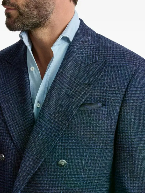 Brunello Cucinelli Regimental-stripe Silk Pocket Square