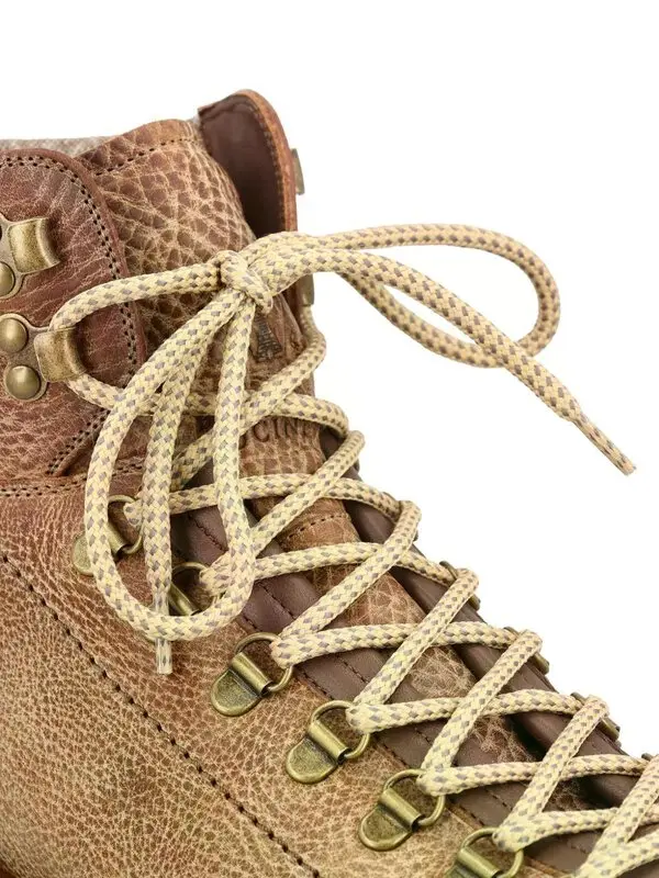 Brunello Cucinelli Lace-up Paneled Boots