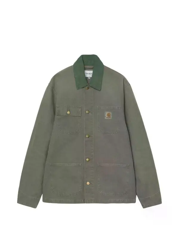 Carhartt Work In Progress Corduroy Collar Logo Patch Jacket