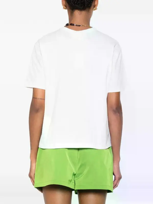 Maje Blanca Fish-print T-shirt