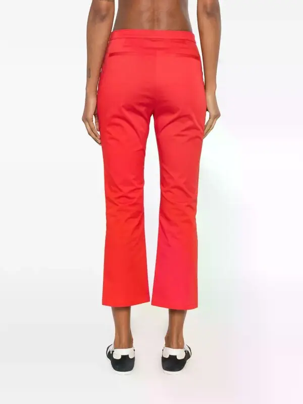 Maje Contrast-stitch Straight-leg Trousers