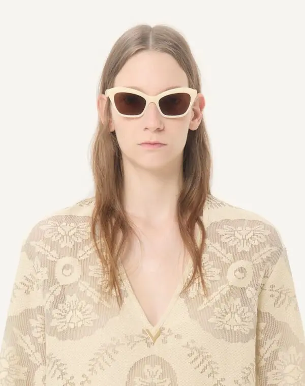 Valentino Garavani Short Dress In Floral Stamp Blanket