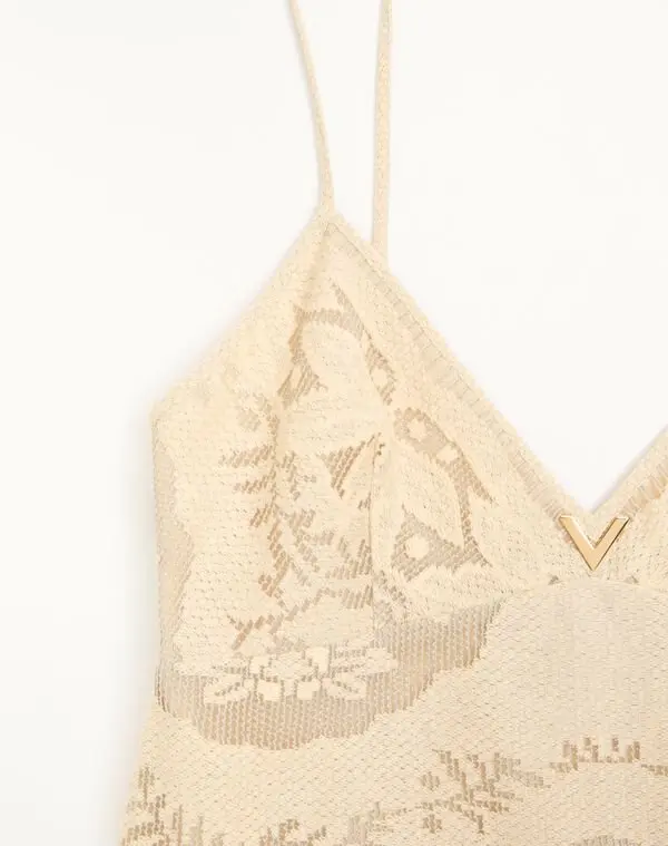 Valentino Garavani Midi Dress In Floral Stamp Blanket