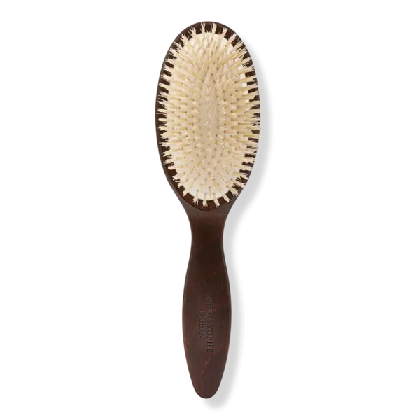 Christophe Robin Detangling Hairbrush With Natural Boar-bristle And Wood - One-color