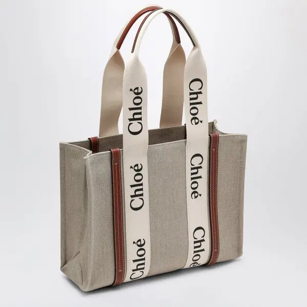 Chloé Woody Medium Bag - White
