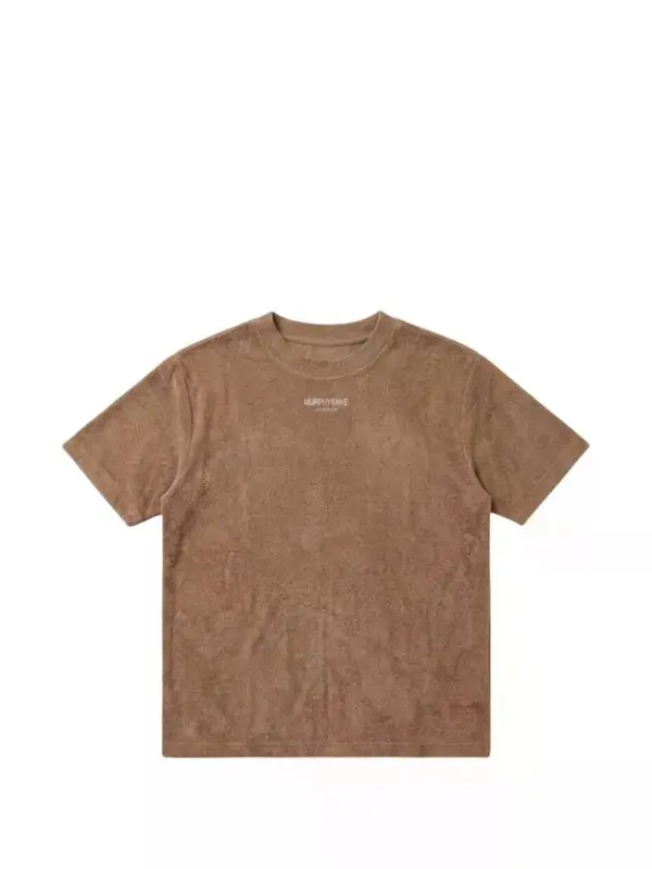 MURPHY&NYE Towelling Logo-print T-shirt