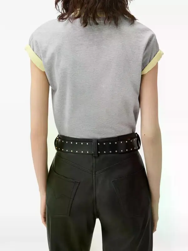 Versace Logo Print Layered Effect T-shirt